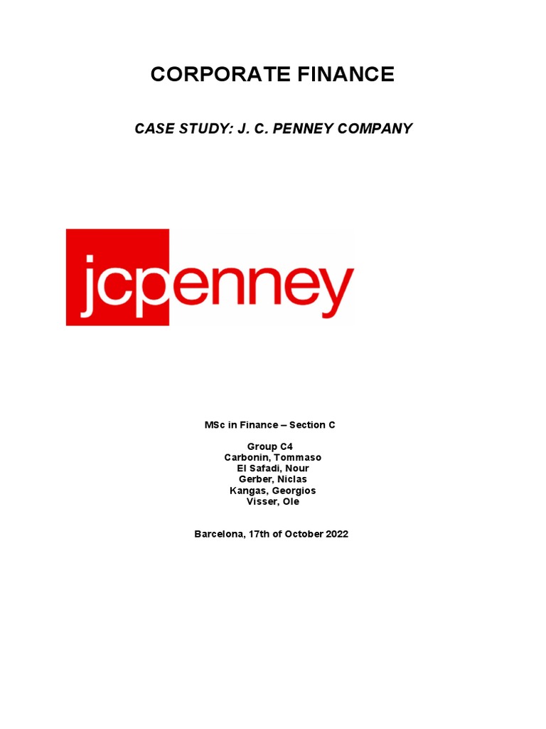 Jcpenney | PDF | Stocks | Dividend