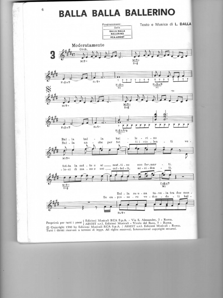 3 Balla Balla Ballerino | PDF