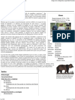 Ursidae | PDF | Osos | Depredadores