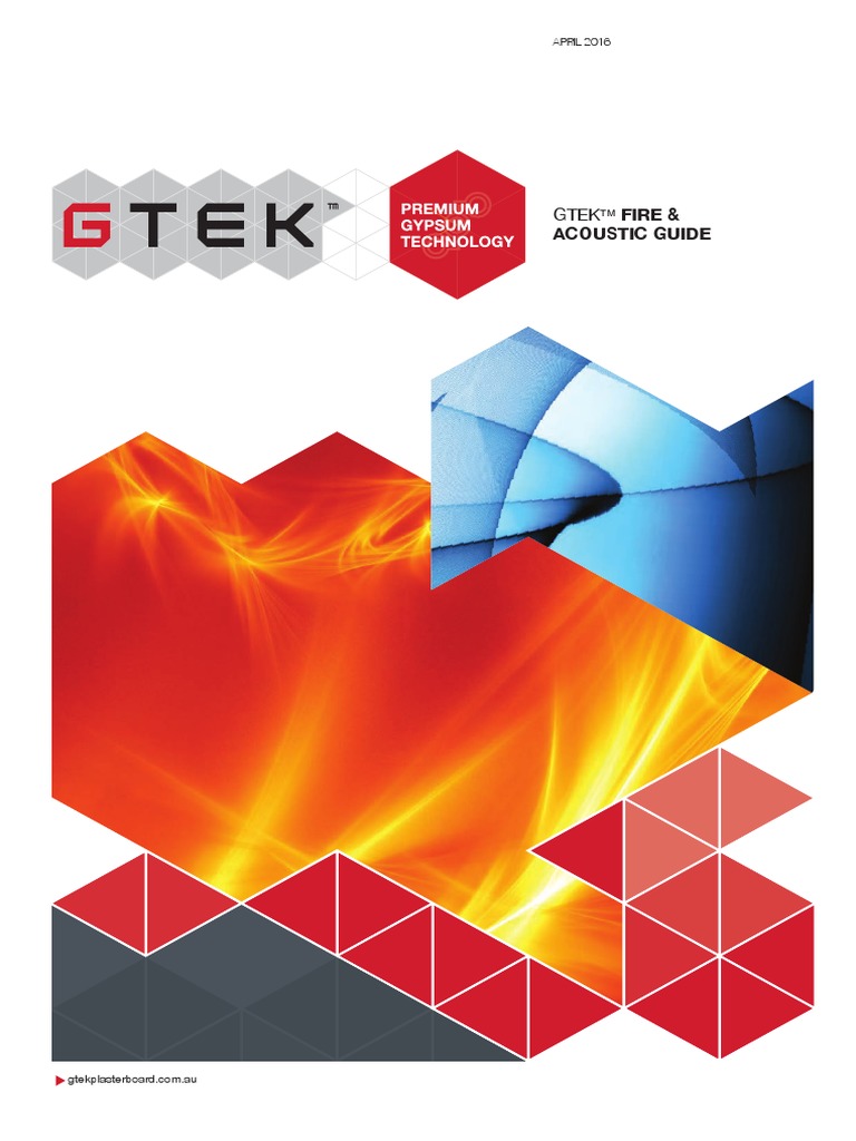 GTEK Fire Acoustic Guide | PDF | Drywall | Flooring
