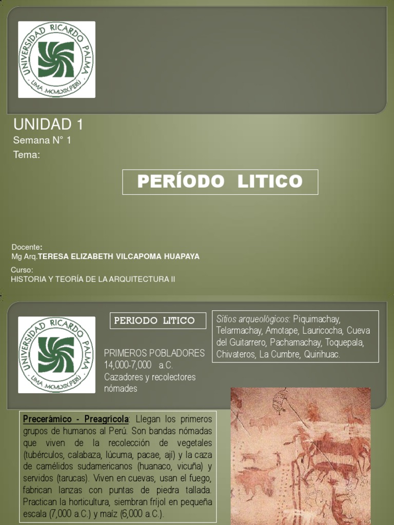 Litico Clase Tereza Vilcapoma | PDF Litico Clase Tereza Vilcapoma | PDF
