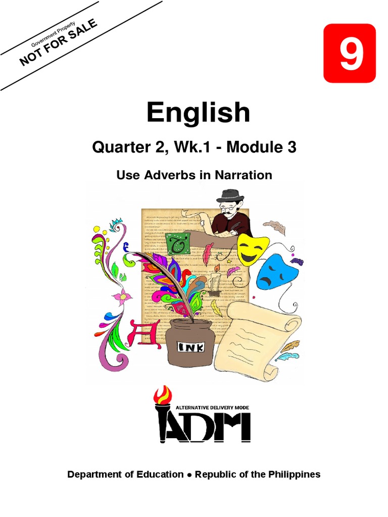English9 q2 Mod3 UseAdverbsofNarration v3 | PDF | Adverb | Learning
