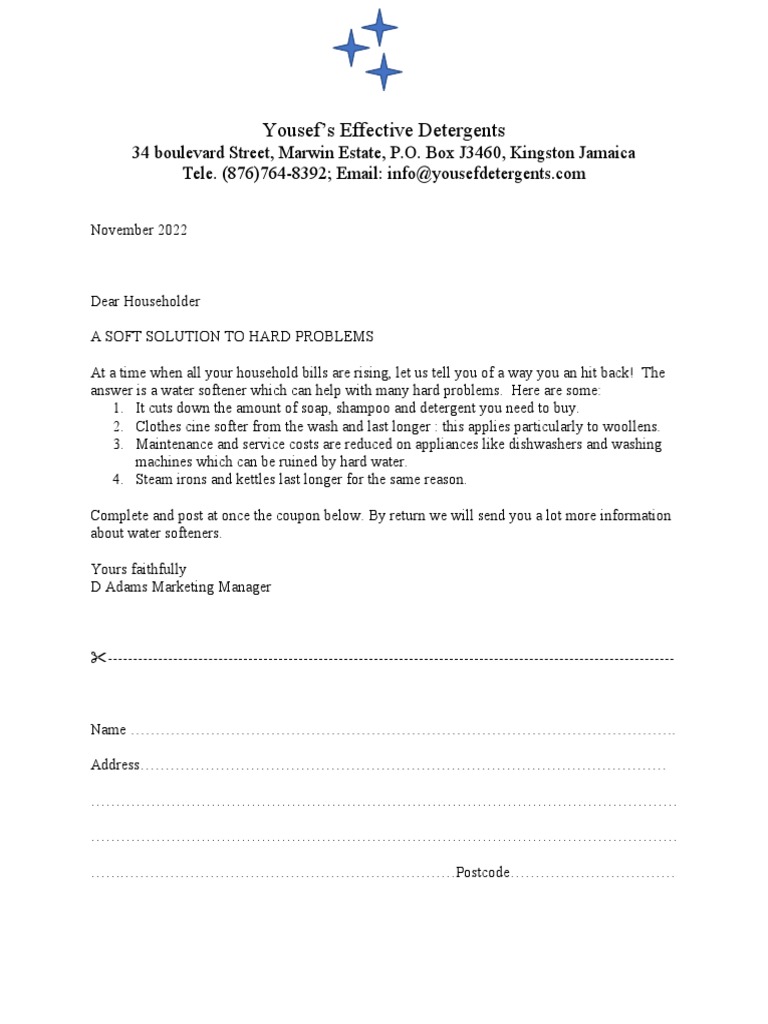 Circular Letter With Cut Off Slip | PDF