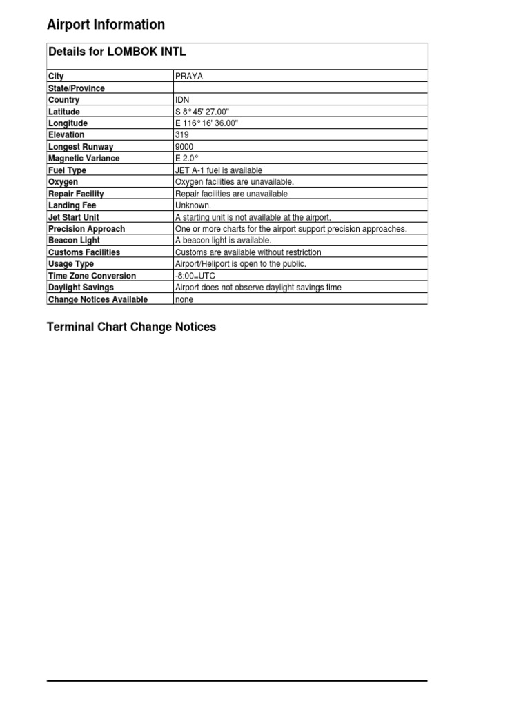WADL | PDF | Airport | Aerospace Engineering