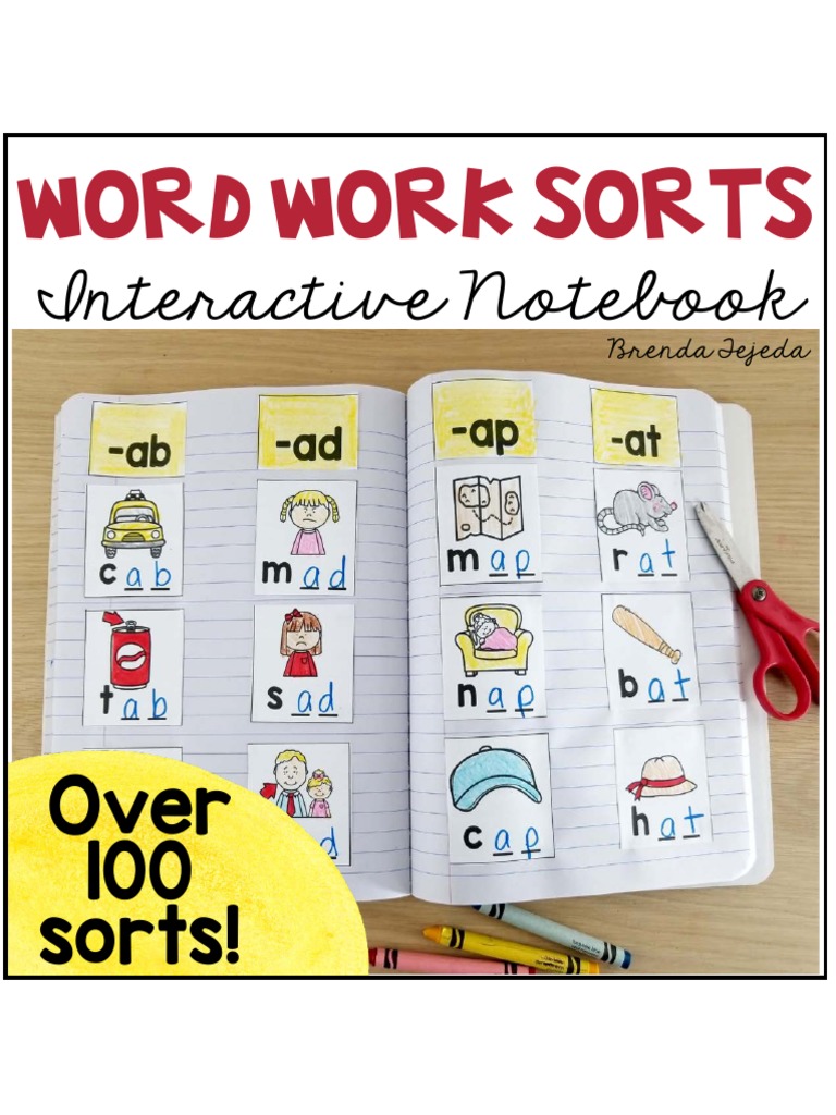 Phonics Word Work Sorts (Interactive Notebook) 1 | Download Free PDF ...