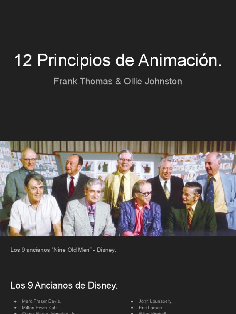 Anim101 - 12 Principios de Animación | PDF | Walt Disney Animation Studios