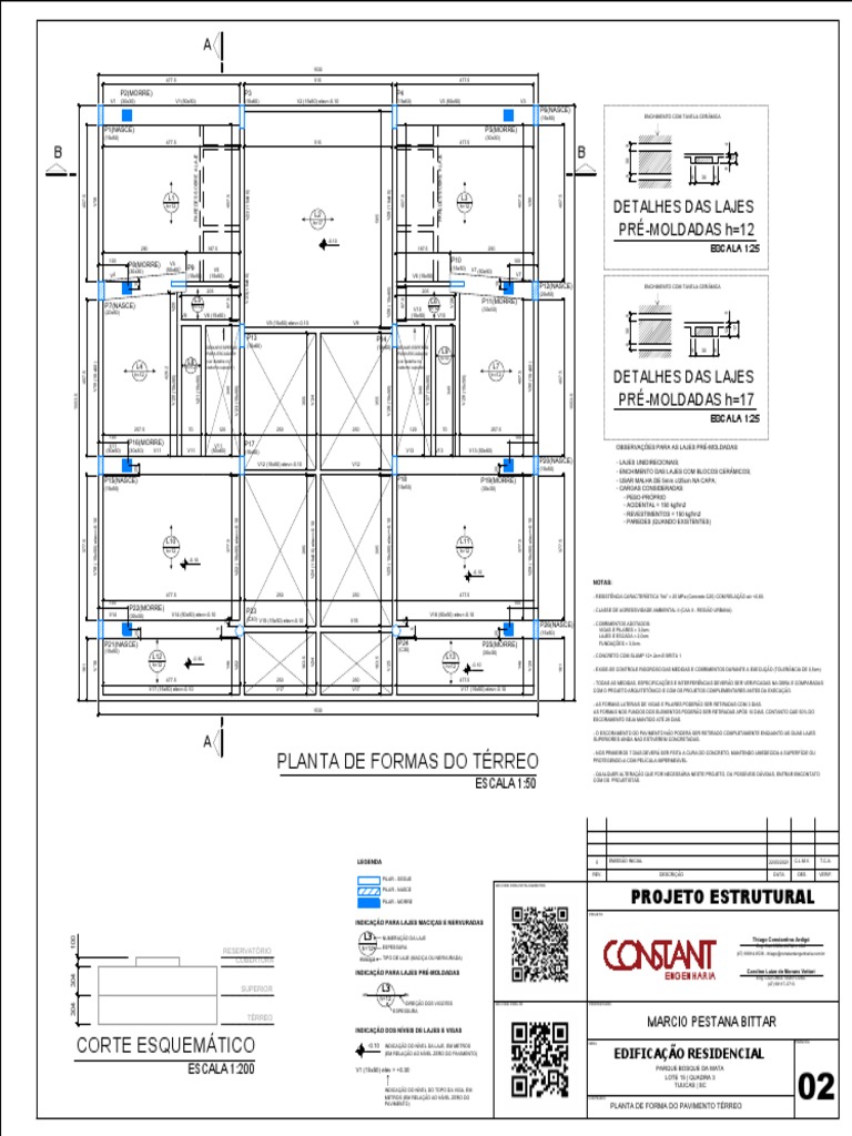 Prancha 02 - Planta de Formas Do Térreo | PDF