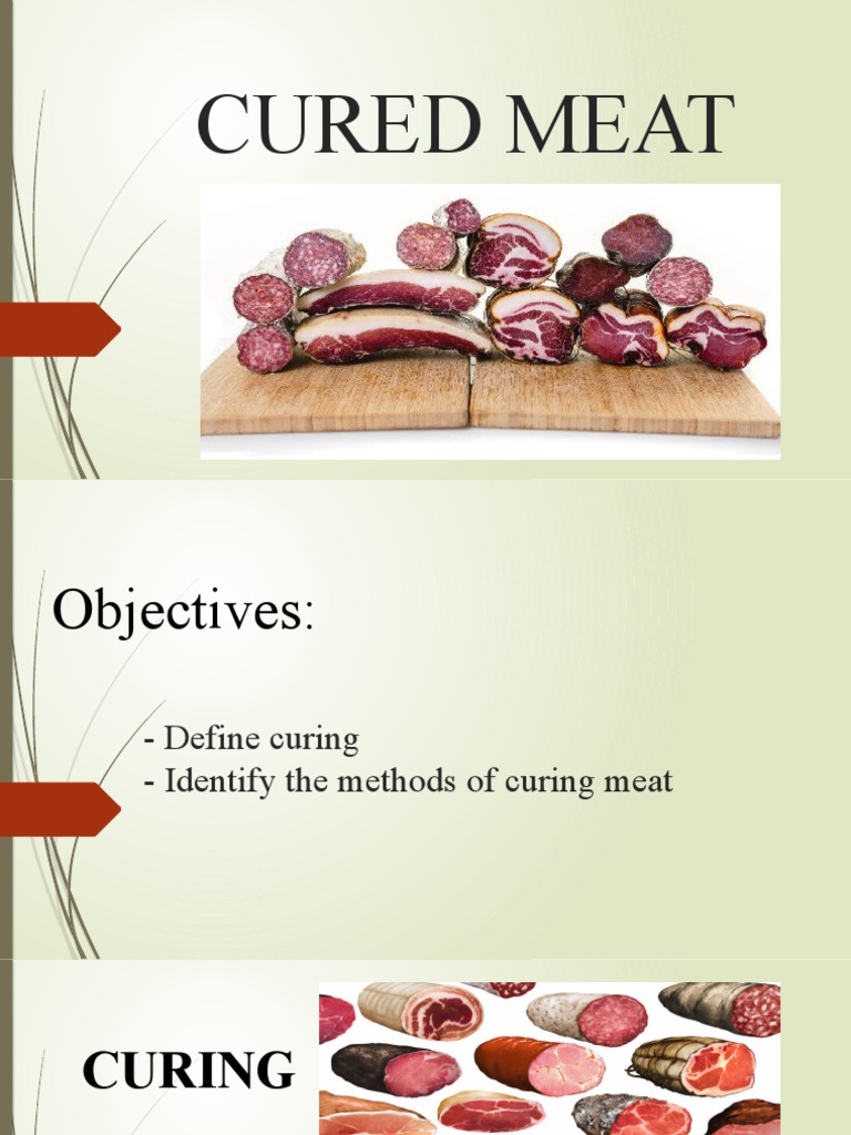 Cured Meat | PDF | Curing (Food Preservation) | Sausage