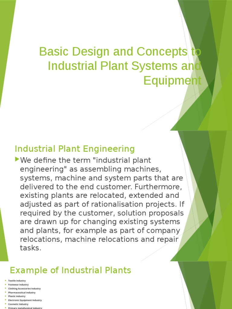 Basic Design and Concepts To Industrial Plant Systems | PDF