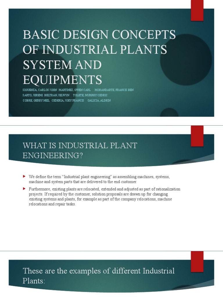 Industrial Plant Engineering Overview | PDF | Reliability Engineering ...