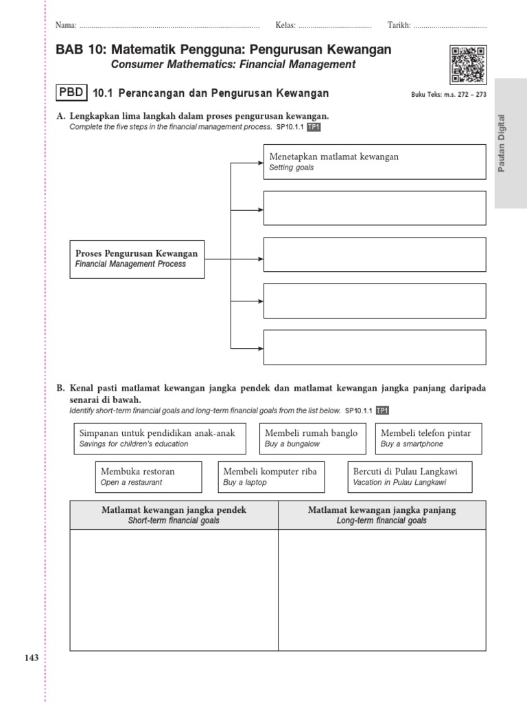 Matematik TG4 (NM) - Bab 10 | PDF
