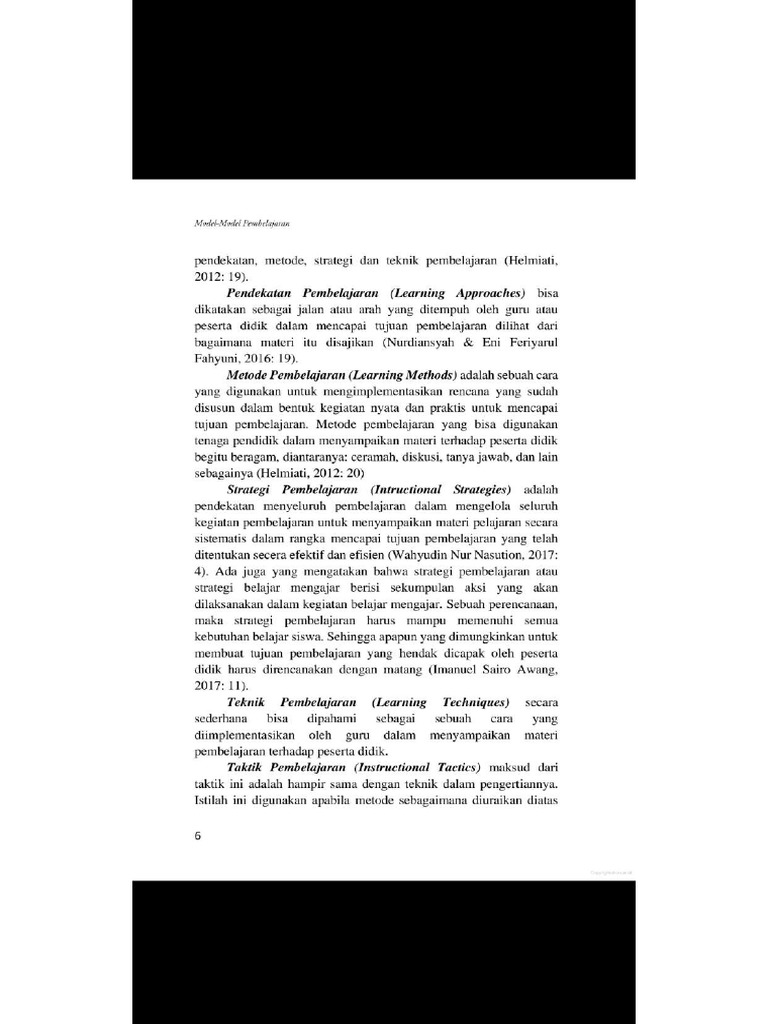 Model2 Pembelajaran | PDF