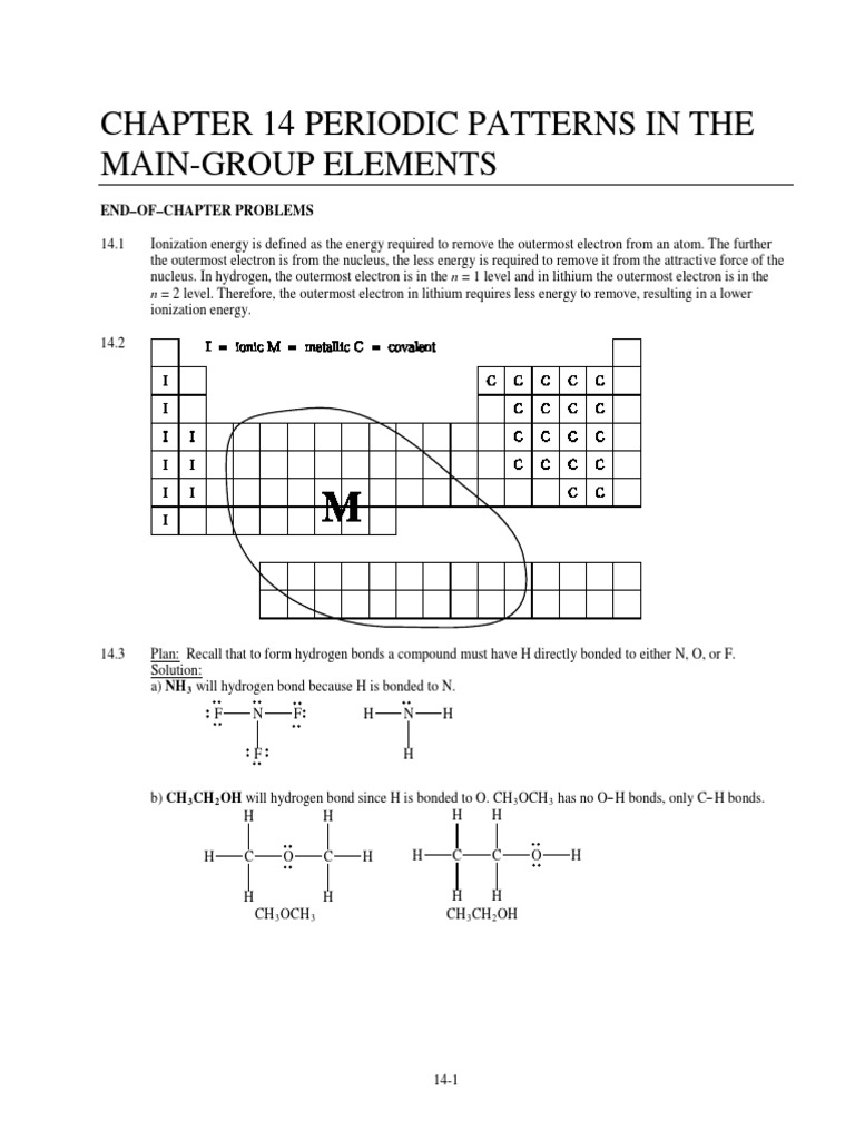 CH 14 Solutions Manual | PDF | Chemical Bond | Chlorine