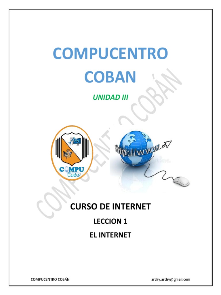 Unidad II Leccion 1 - Internet | PDF | Internet | Red de computadoras