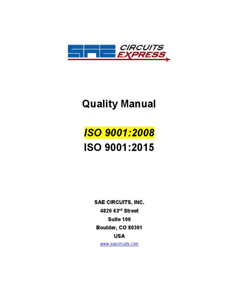 Quality-Manual-080118 (Reference) | PDF | Quality Management System ...
