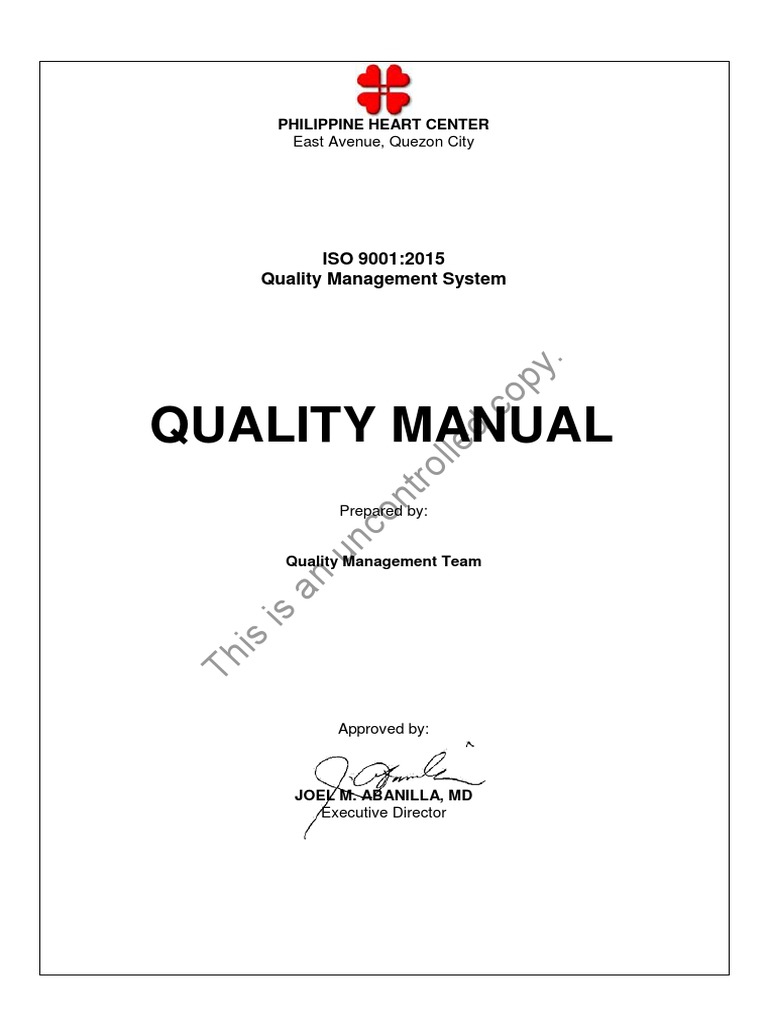 Quality Manual Rev2018 | PDF | Risk | Quality Management System