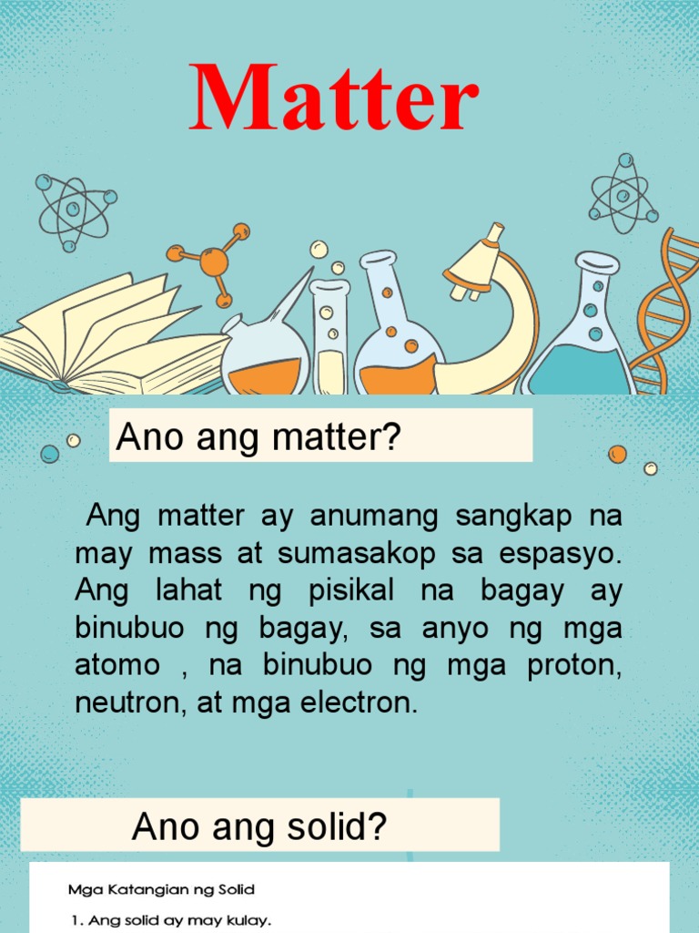 Ang Matter | PDF
