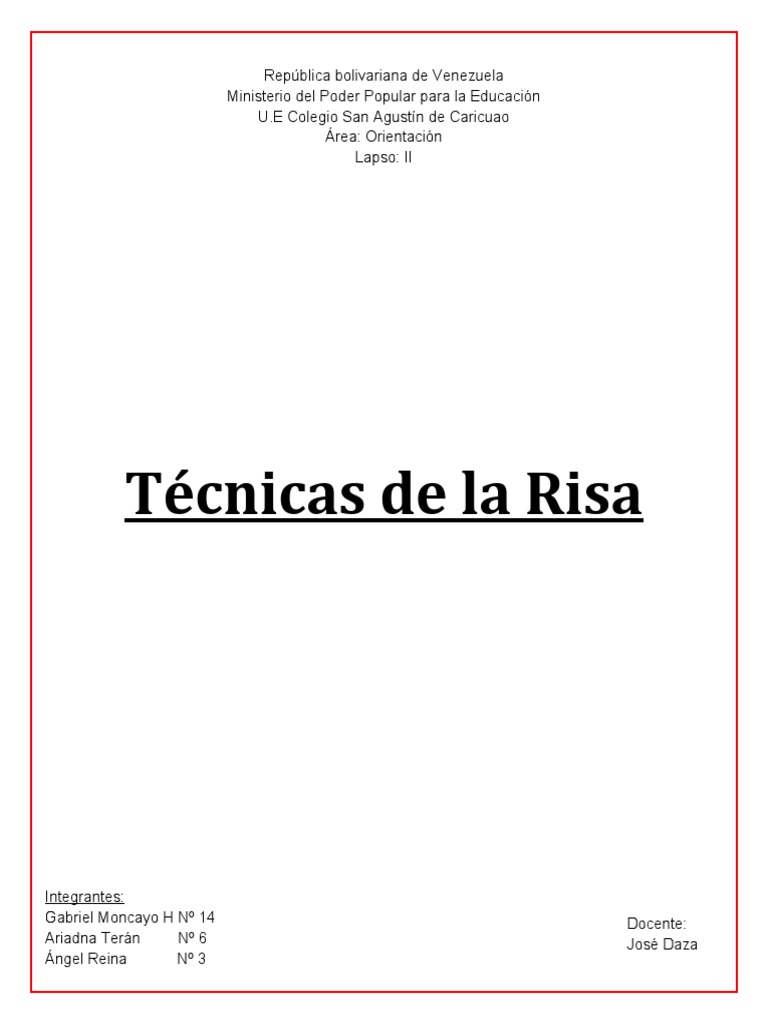 Risa | PDF | La risa