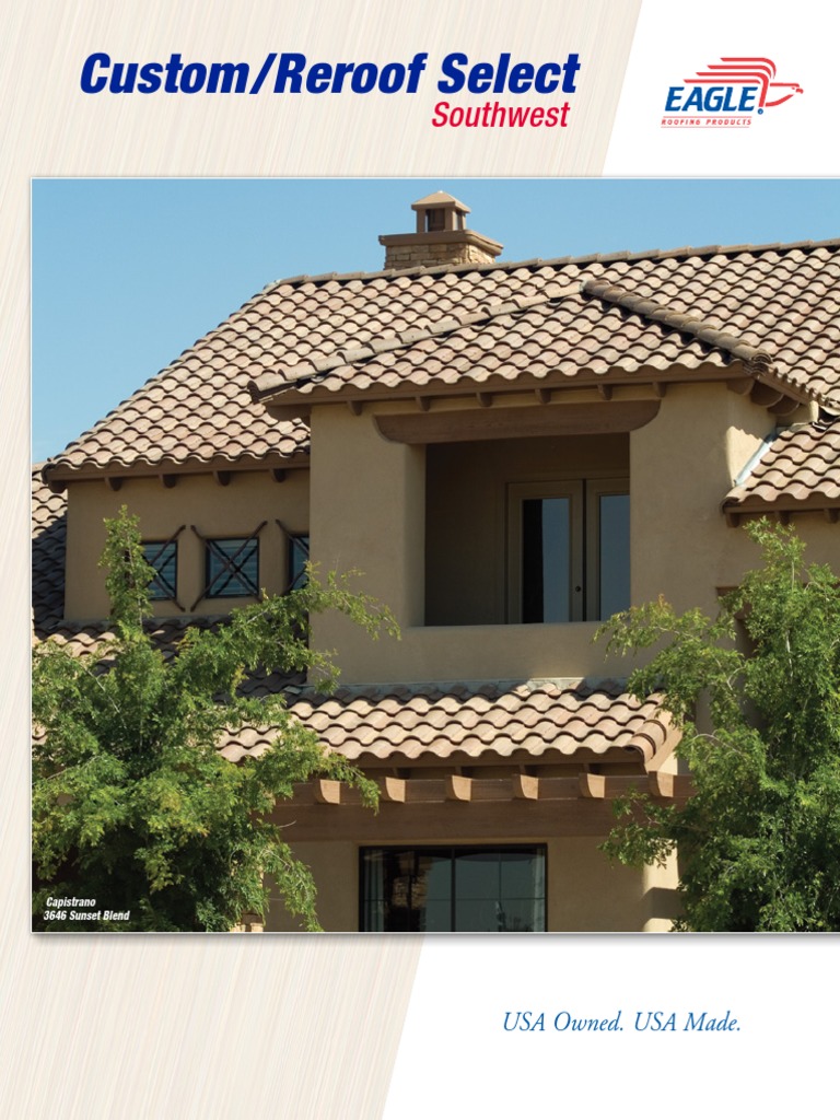 Eagle Southwest Custom Reroof Select 2013 | PDF | Roof | Building ...