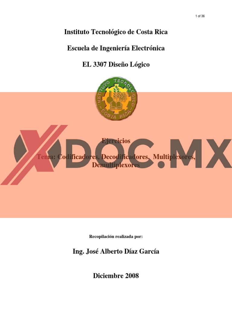 Xdoc - MX Decodemuxmuxdemux Escuela de Ingenieria Electronica | PDF | Poco | Ingeniería Informática