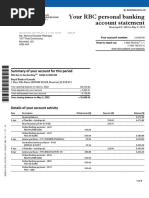 CIBC Account Statement | PDF | Debit Card | Visa Inc.