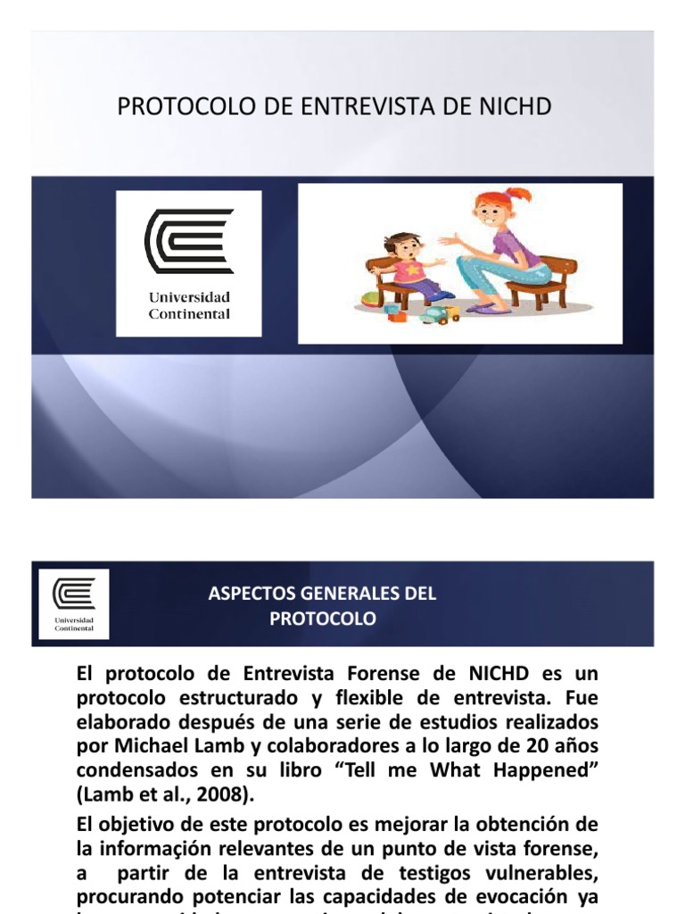 Protocolo Nichd | PDF