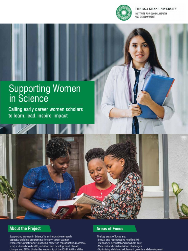 Information Brochure - Supporting Women in Science - 2023 | PDF