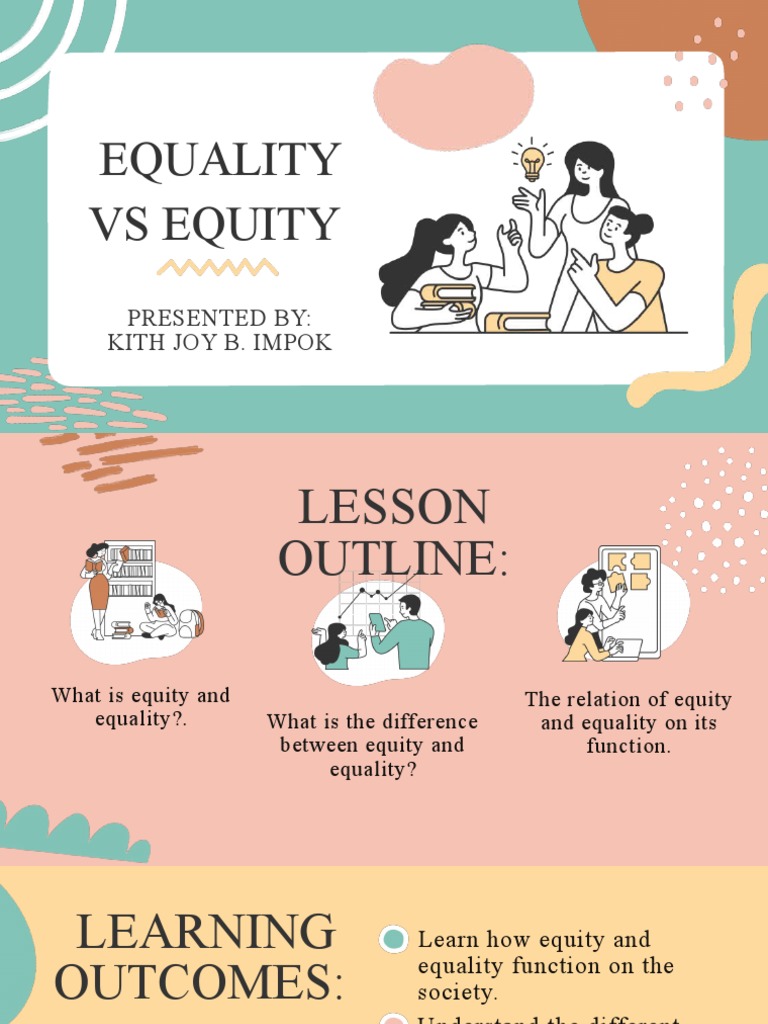 Understanding the Difference Between Equity and Equality | PDF