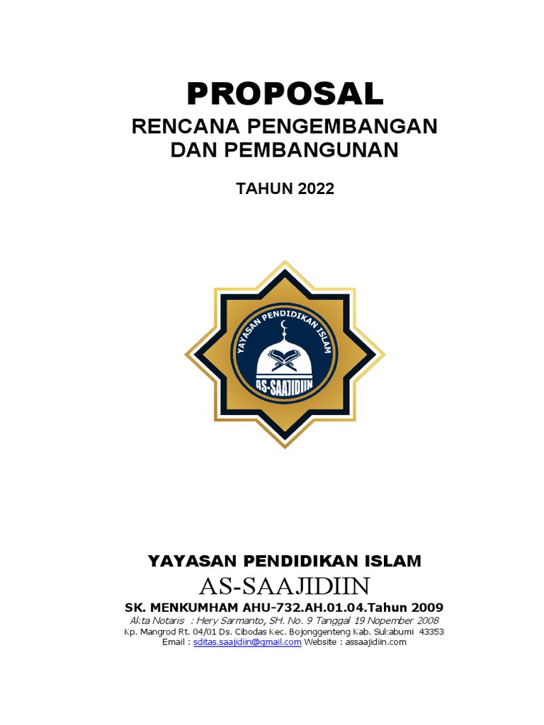 Proposal Bantuan Arab | PDF