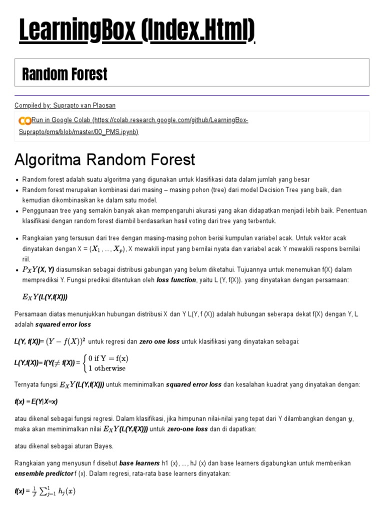 Random Forest | PDF
