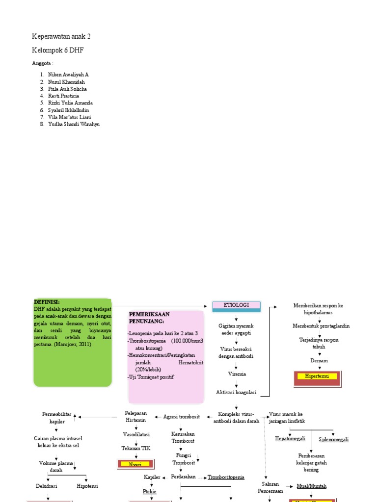 WOC DHF Kelompok 6 Kep Anak | PDF