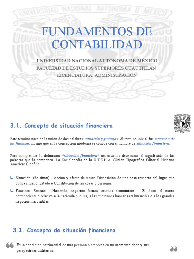 Tema 3 - Estructura de Los Edos Financieros | PDF | Contabilidad ...