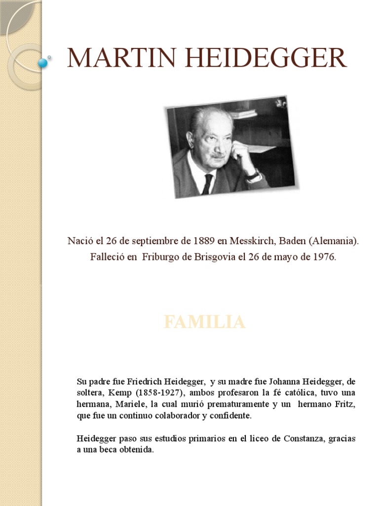 1.martin Heidegger.4325155.Powerpoint | PDF | Martin Heidegger | Metafísica