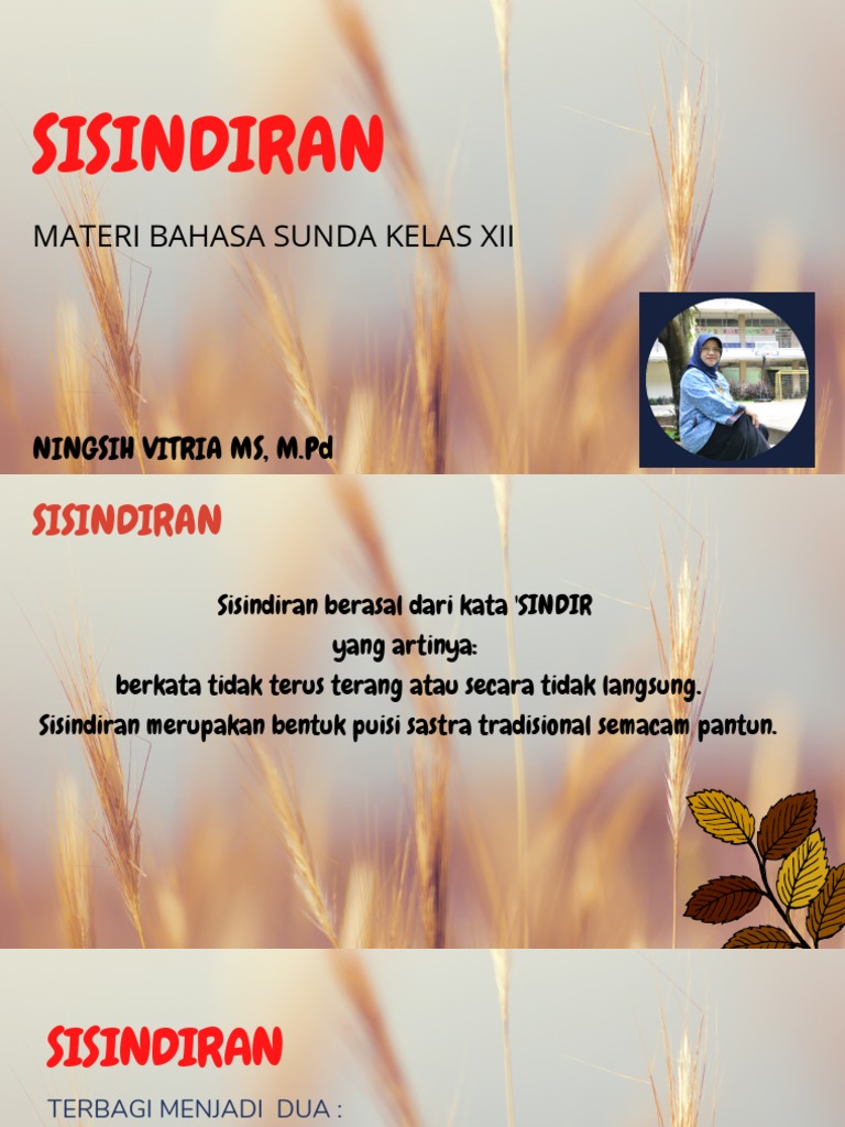 Jenis-Jenis Sisindiran Sunda | PDF