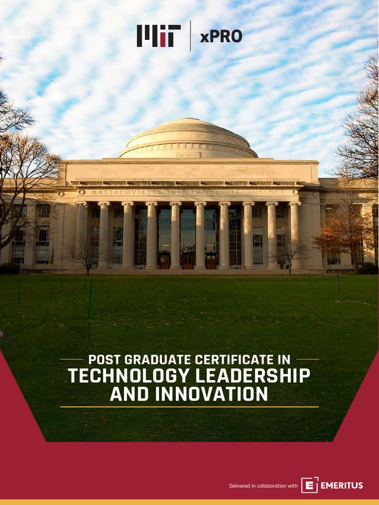 MIT xPRO PGCTLI Brochure Batch 4 | PDF | Machine Learning ... MIT xPRO PGCTLI Brochure Batch 4 | PDF | Machine Learning ...