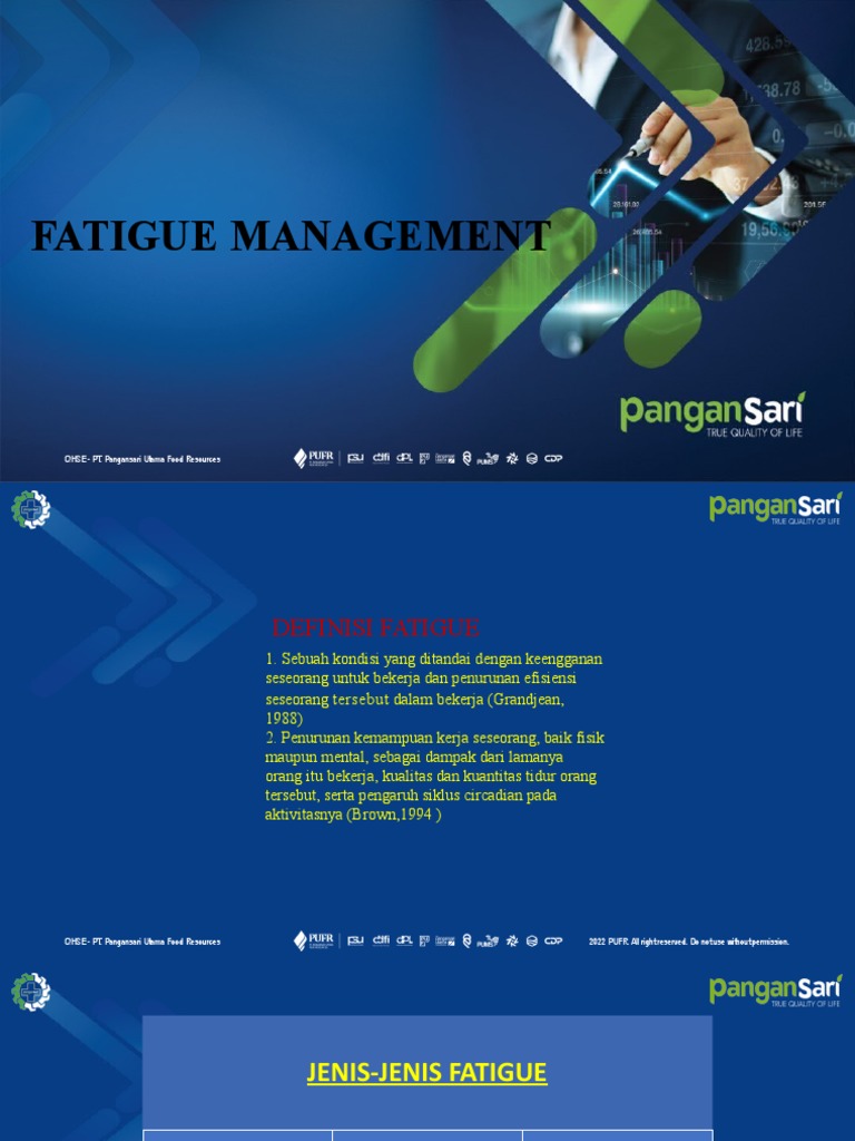 Fatigue Management | PDF
