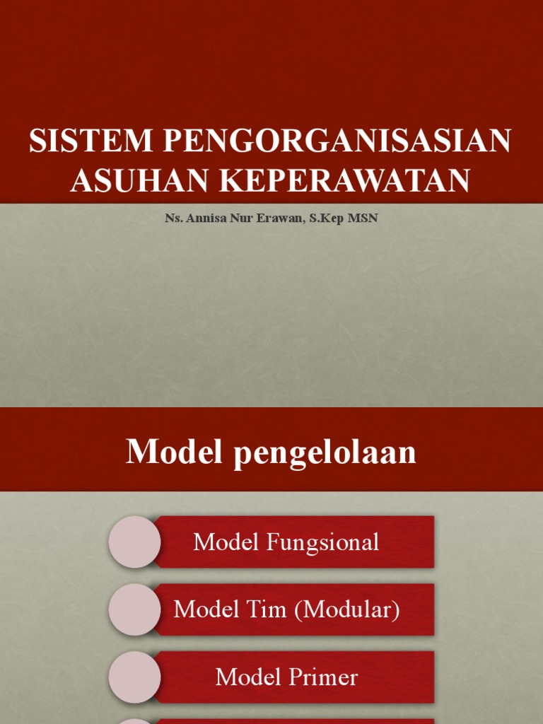 Metode Penugasan Asuhan Keperawatan | PDF