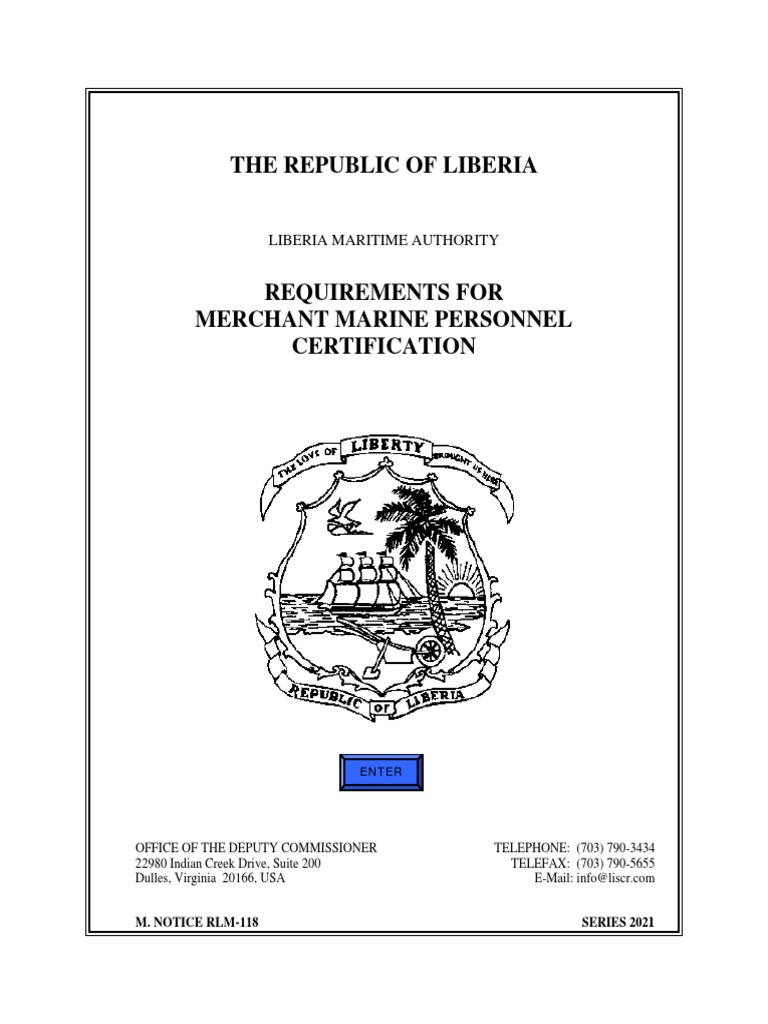 RLM-118 Rev.12-2021 With Links | PDF | United States Merchant Marine ...