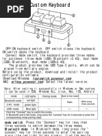 Wireless Gaming Mouse Manual | PDF | Computer Keyboard | Point And Click