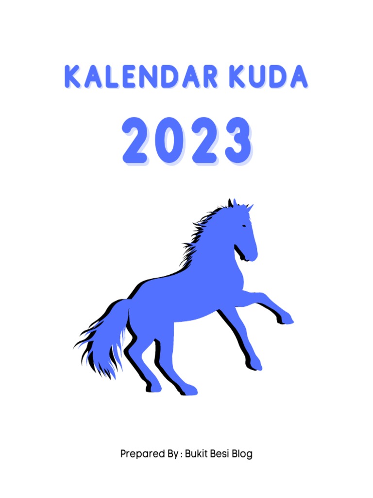 Kalendar Kuda 2023 | PDF