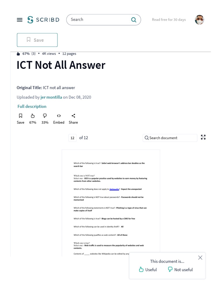Ped Ict | PDF | Computing | Information Technology