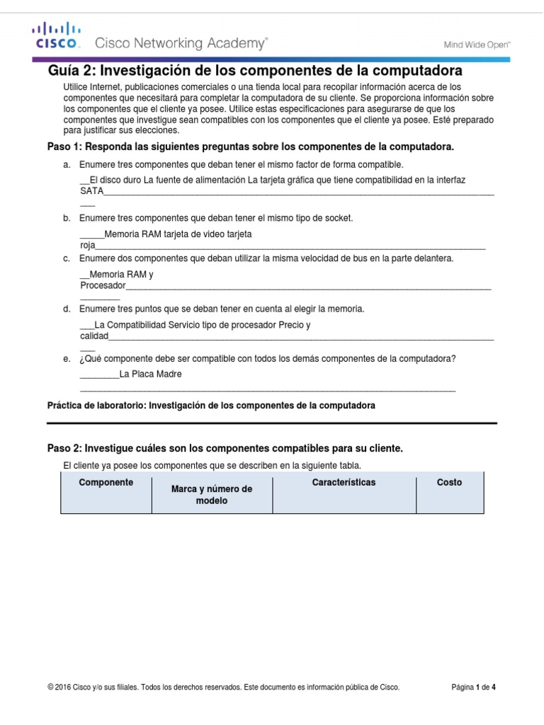 Guia 2 - Infraestructura - Tecnologica | PDF | Microprocesador ...