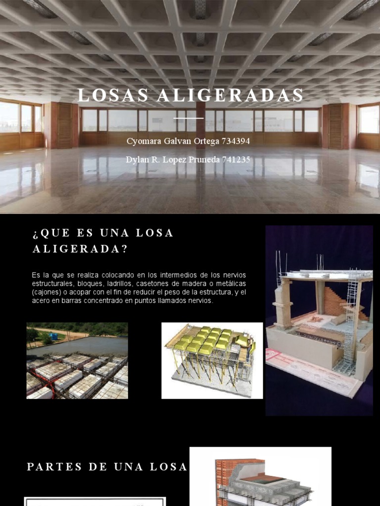 Losas Aligeradas | PDF | Hormigón | Aislamiento térmico
