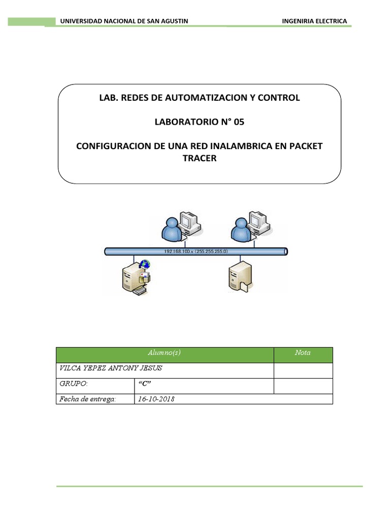 Lab 5 - Rac | PDF | Enrutador (Computación) | Conmutador de red