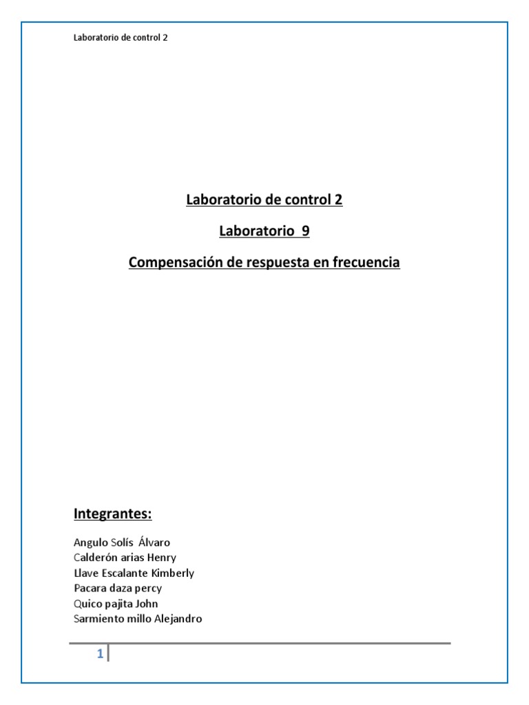 Labcontrol 9 | PDF | Ingeniería Informática | Fenómenos Periódicos