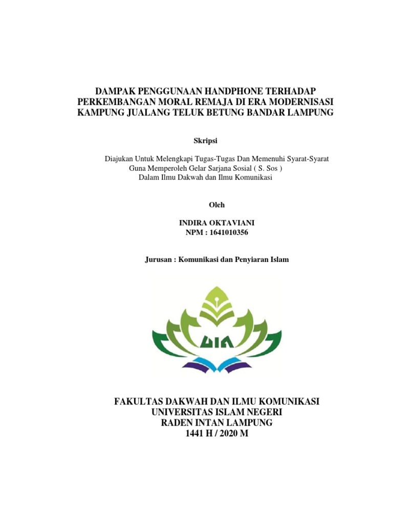 Cover-Bab 1 - 2 - Dapus | PDF