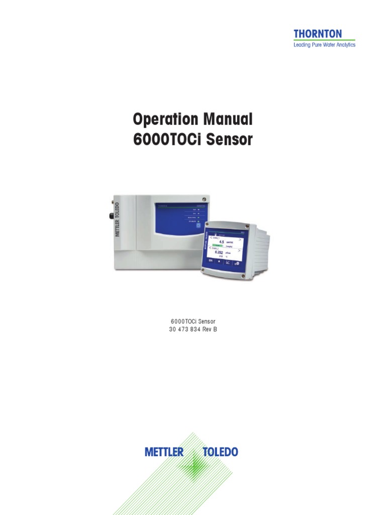 6000TOCi Manual | PDF | Pipe (Fluid Conveyance) | Total Organic Carbon