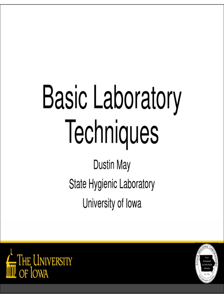 Basic Lab Techniques | PDF | Mole (Unit) | Detection Limit