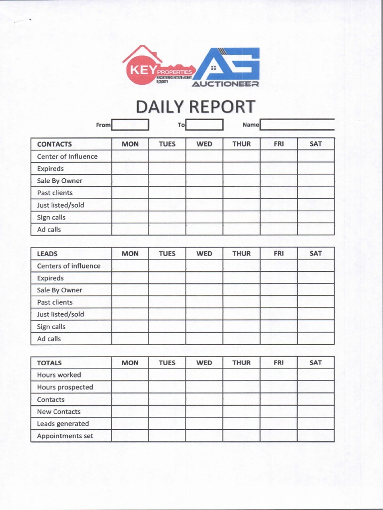 Daily Report | PDF