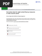 Verbal Fluency Tests: Animals and F.A.S. | PDF | Sensitivity And ...